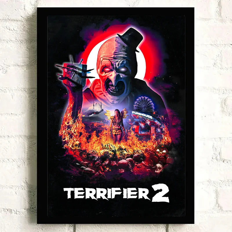 Terrifier 2 Gothic Horror Movie Poster – Cosmoslay