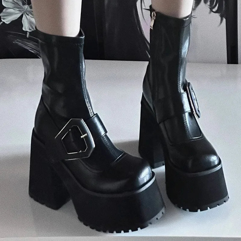 Winter High Heel Gothic Chelsea Boot – Cosmoslay